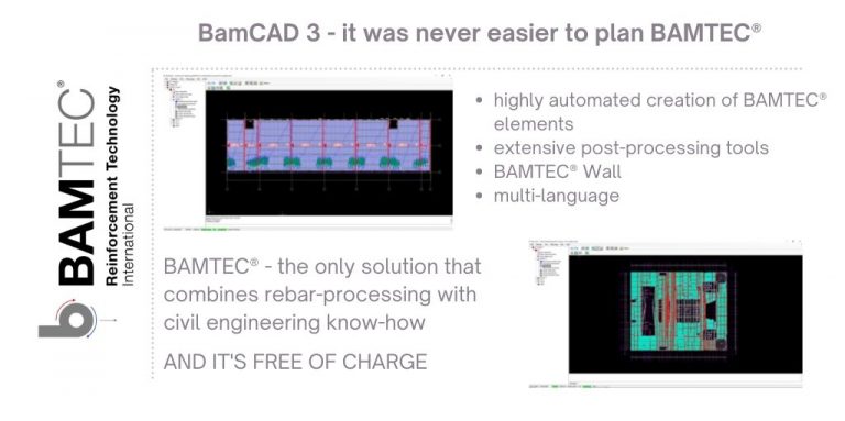 It ws never easier to plan BAMTEC®: new software BamCAD 3 ready